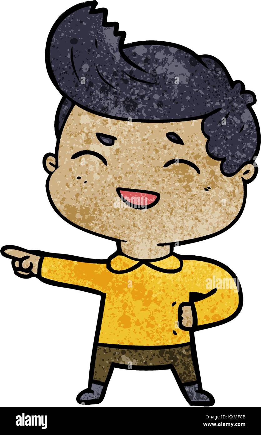 cartoon man laughing and pointing Stock Vector Image & Art - Alamy