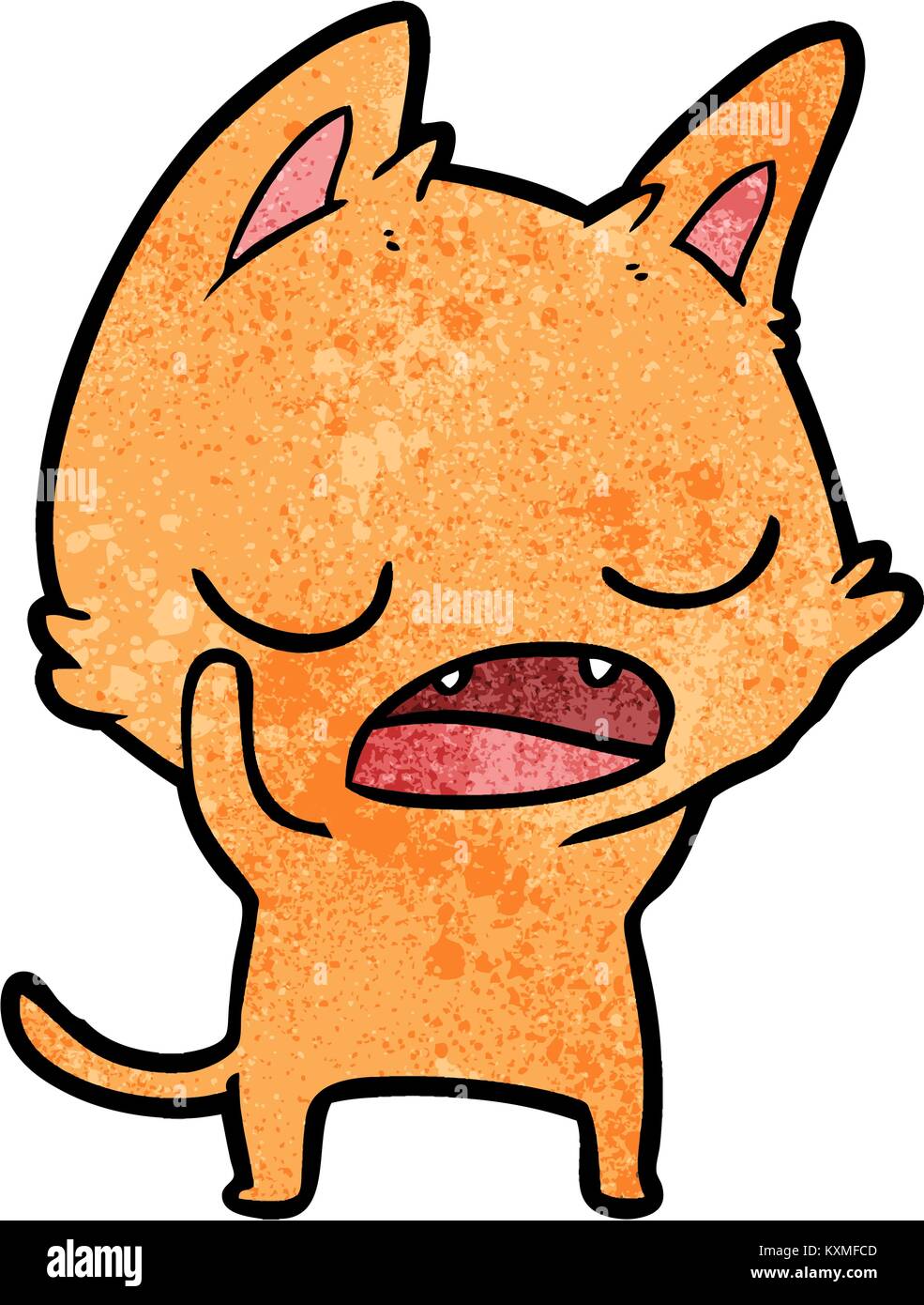 talking cat cartoon Stock Vector Image & Art - Alamy