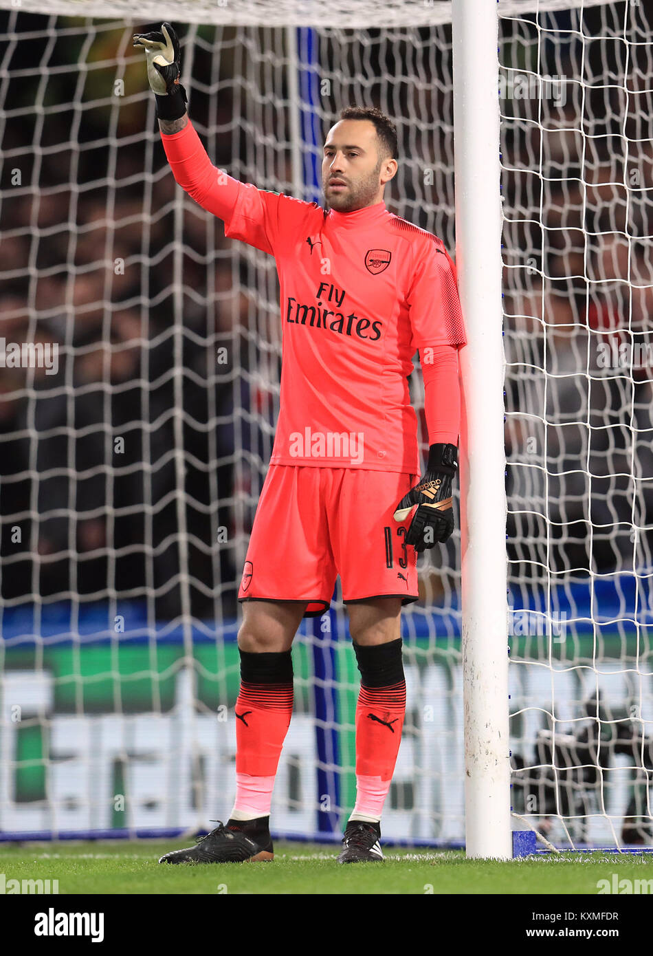 Arsenal goalkeeper David Ospina during the Carabao Cup Semi Final ...