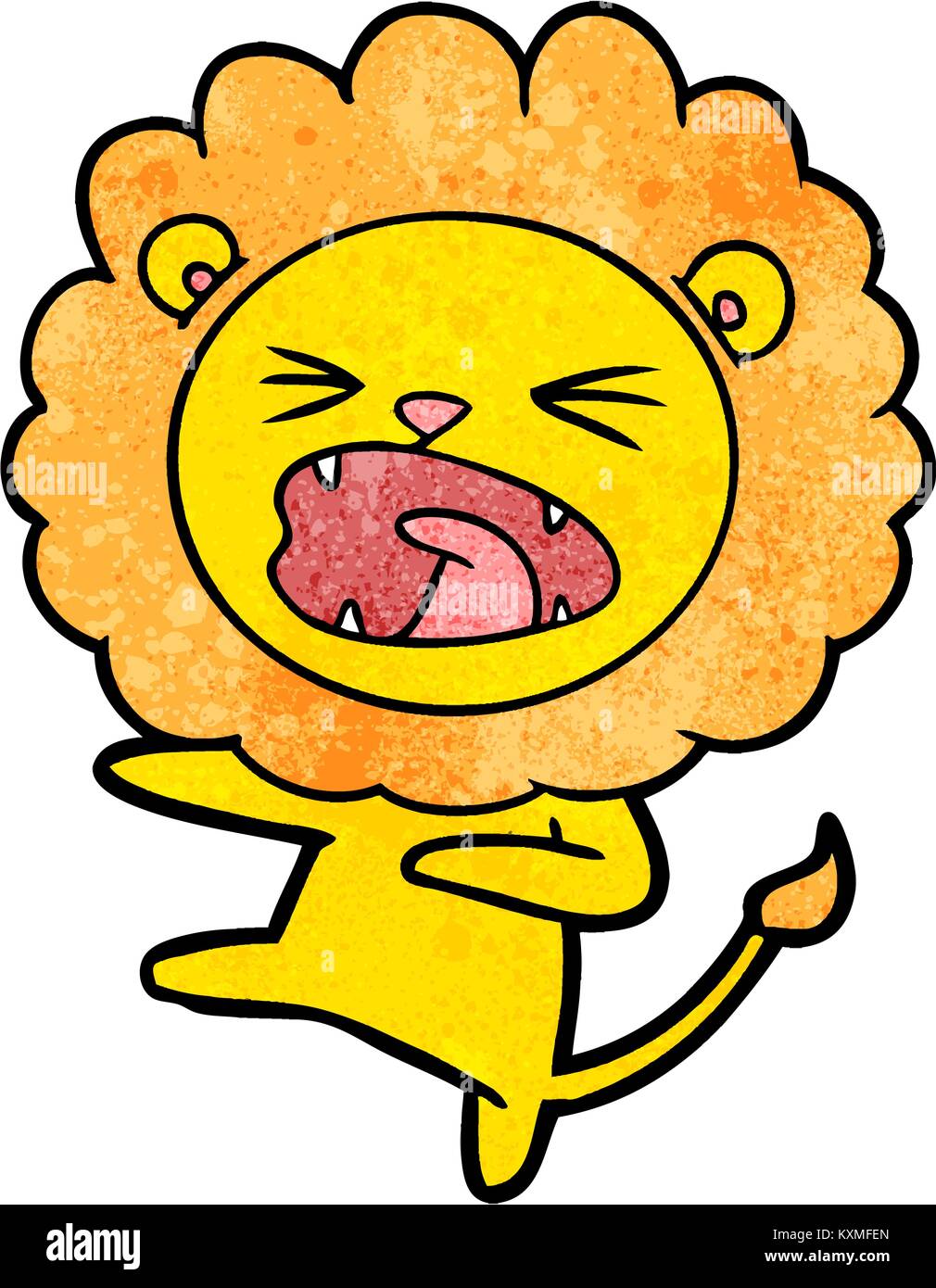 cartoon angry lion Stock Vector Image & Art - Alamy