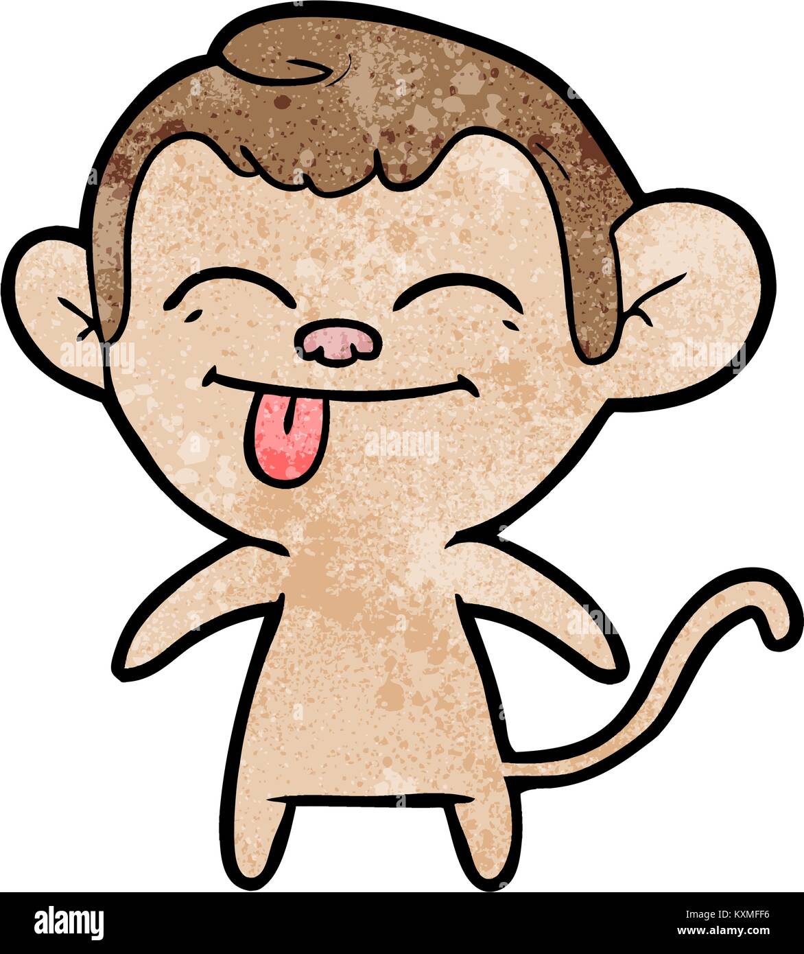funny cartoon monkey Stock Vector Image & Art - Alamy
