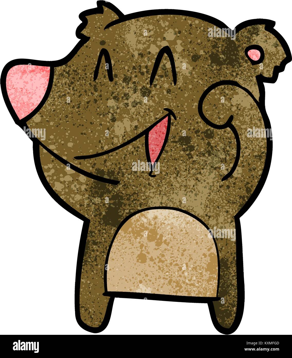 laughing bear cartoon Stock Vector Image & Art - Alamy