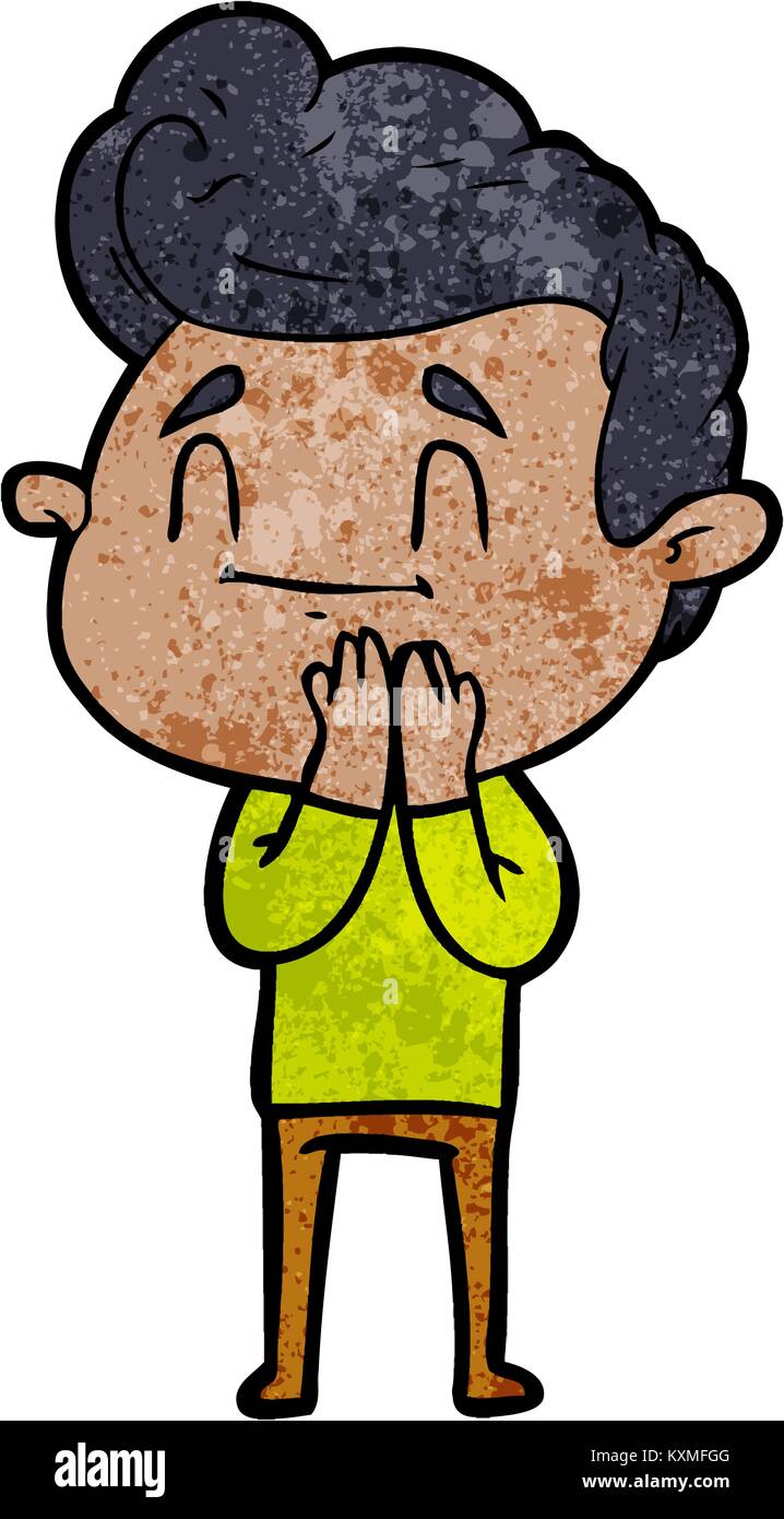 happy cartoon man Stock Vector Image & Art - Alamy
