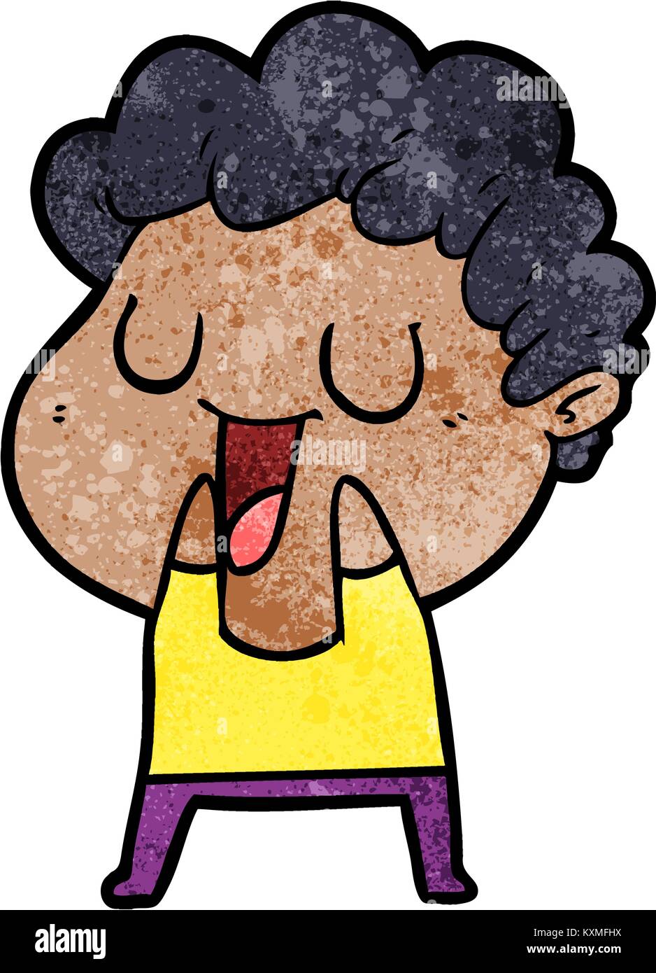 laughing cartoon man Stock Vector Image & Art - Alamy