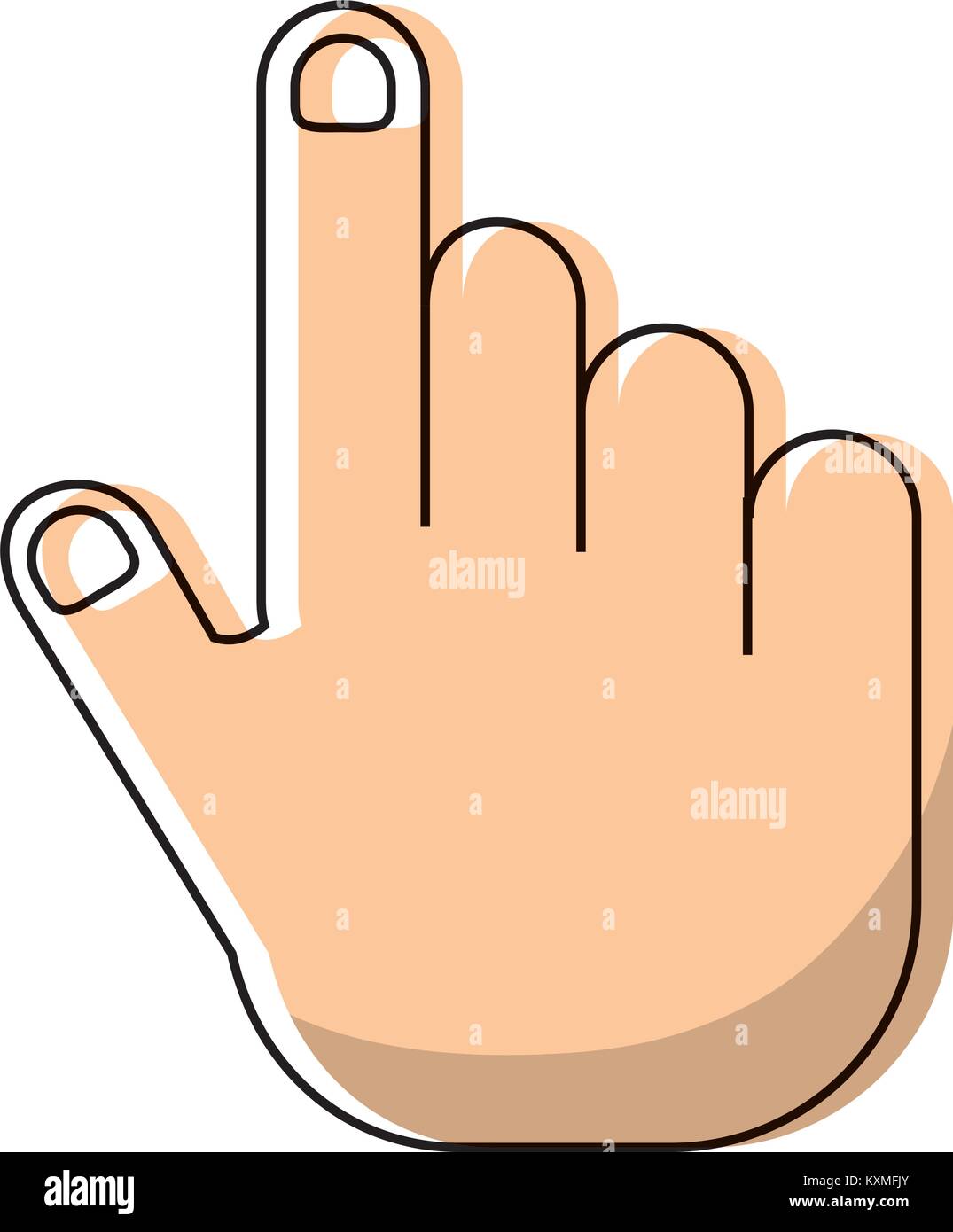hand pointing icon image Stock Vector Image & Art - Alamy