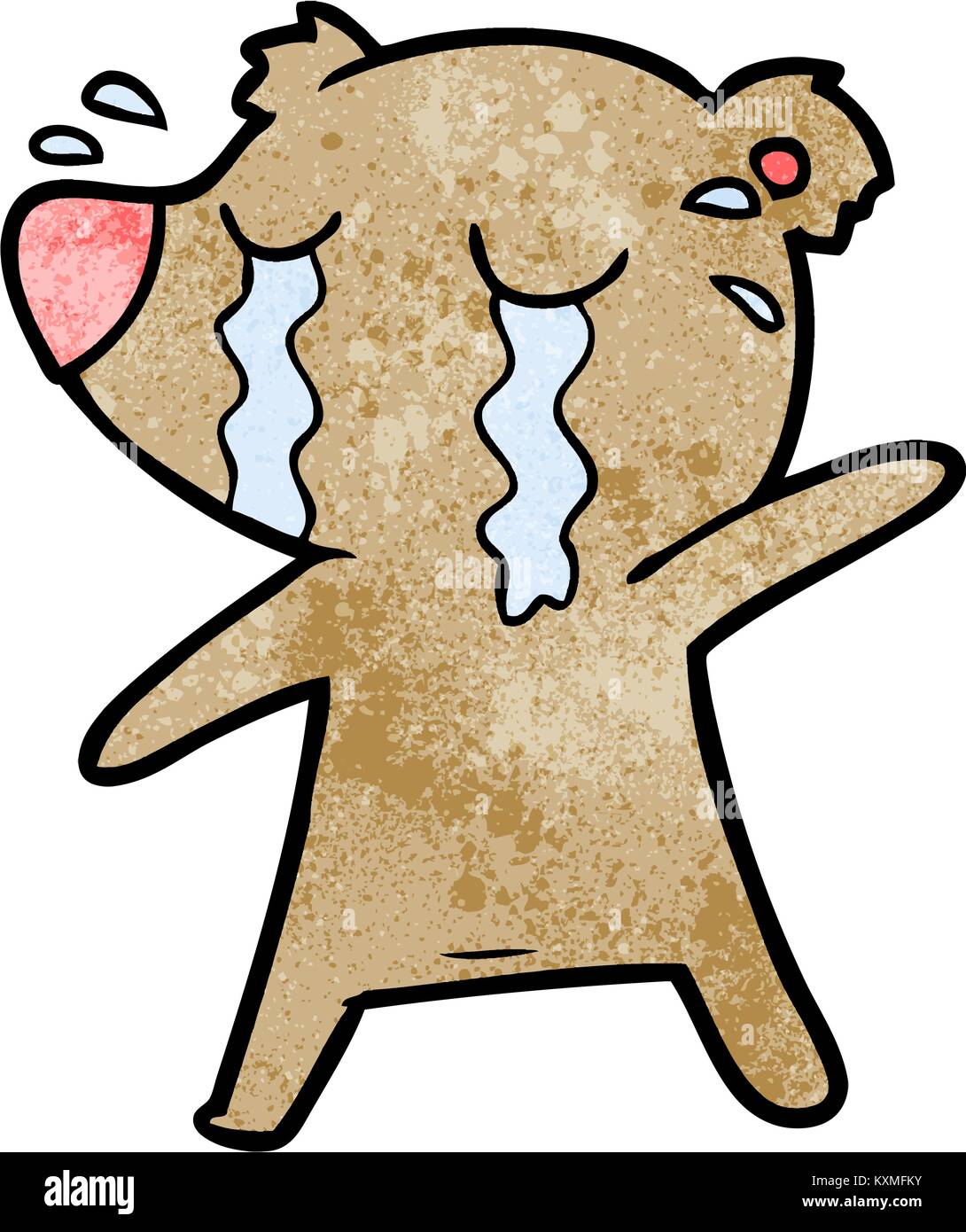 cartoon crying bear Stock Vector Image & Art - Alamy
