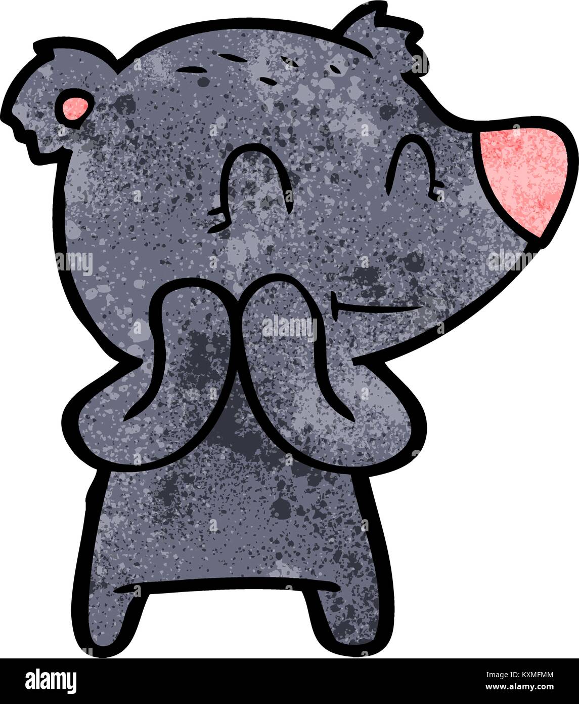 smiling bear cartoon Stock Vector Image & Art - Alamy