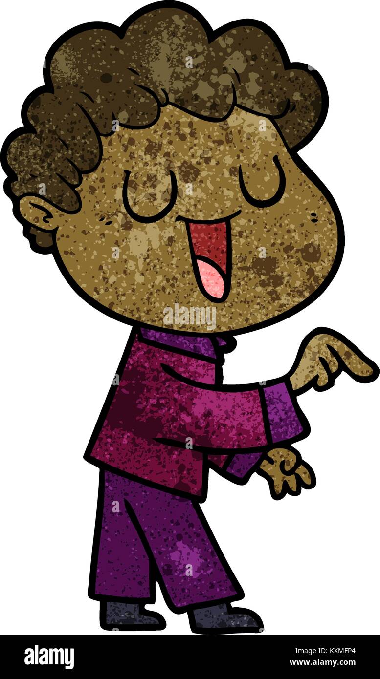 laughing cartoon man Stock Vector Image & Art - Alamy