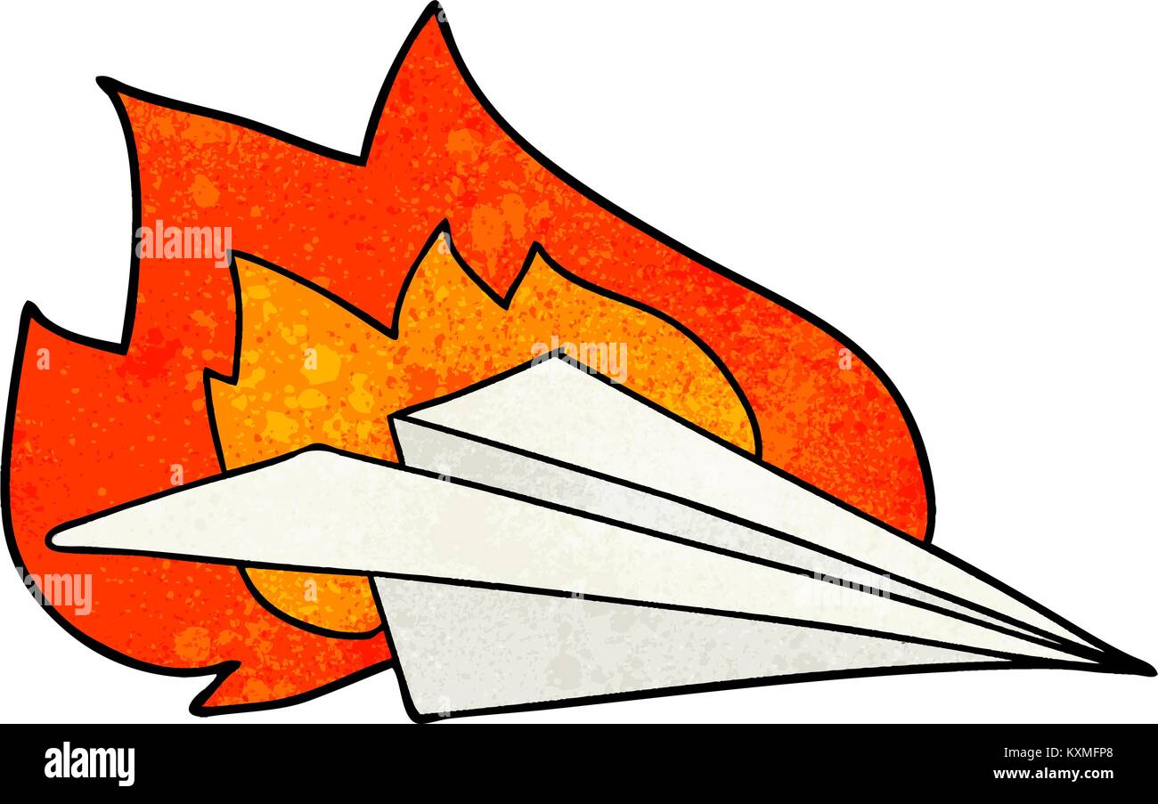 Burning folded paper Stock Vector Images - Alamy