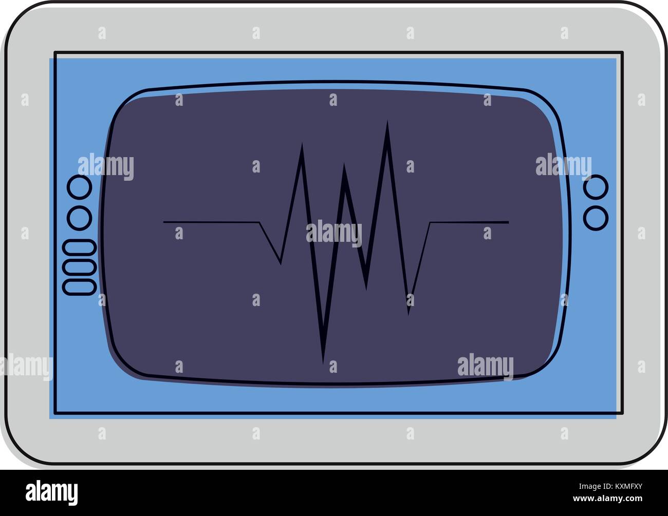 Ecg scan Stock Vector Images - Alamy