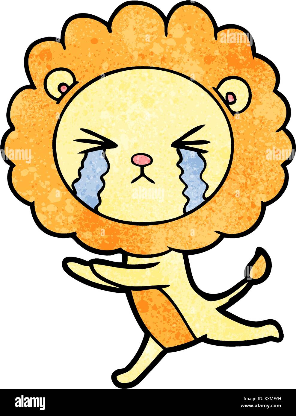 cartoon crying lion Stock Vector Image & Art - Alamy