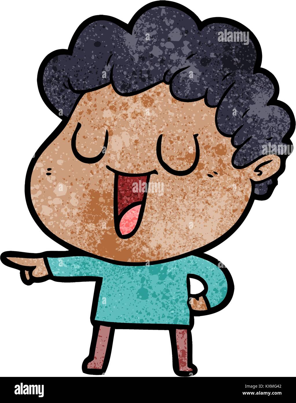 laughing cartoon man pointing Stock Vector Image & Art - Alamy