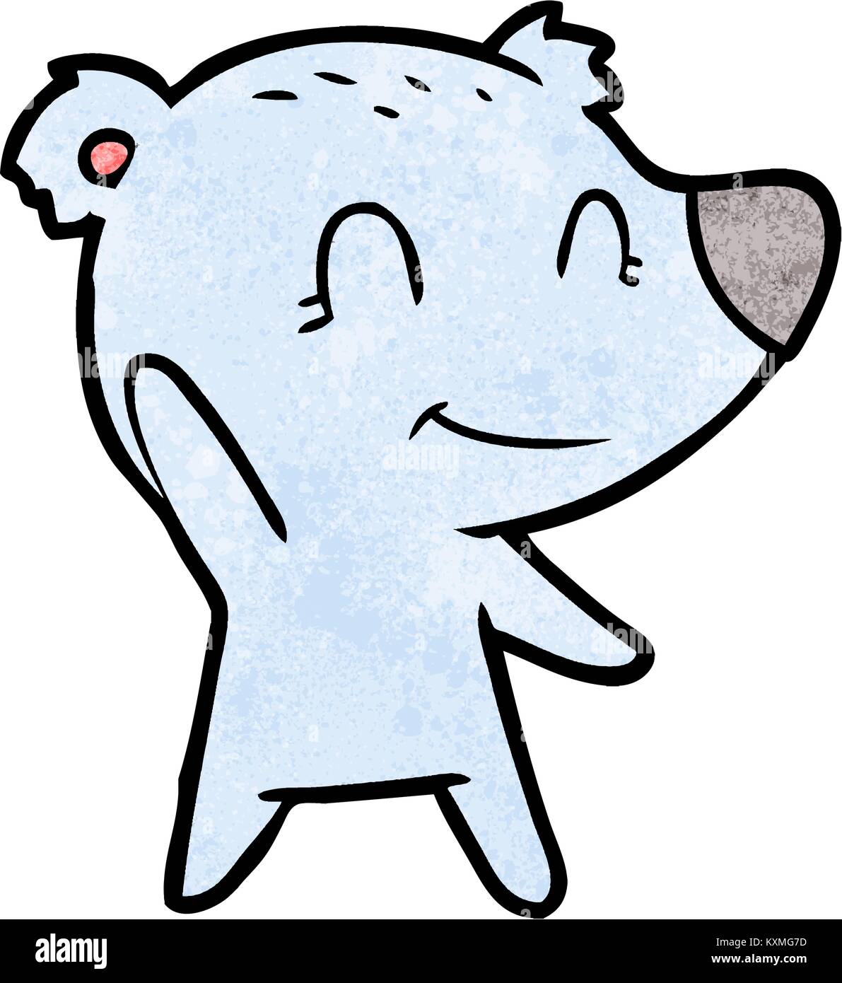 friendly bear cartoon Stock Vector Image & Art - Alamy