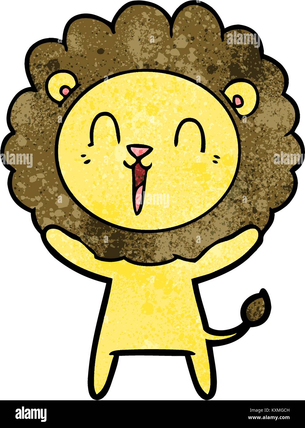 laughing lion cartoon Stock Vector Image & Art - Alamy