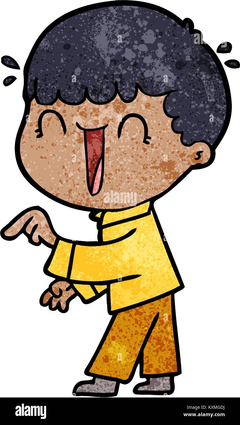 laughing cartoon man pointing finger Stock Vector Image & Art - Alamy