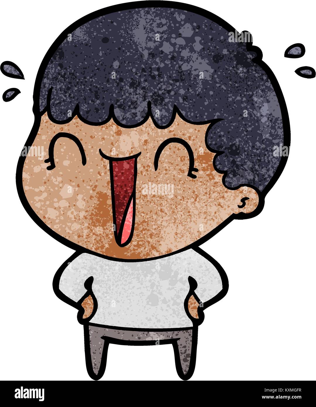 laughing cartoon man Stock Vector Image & Art - Alamy