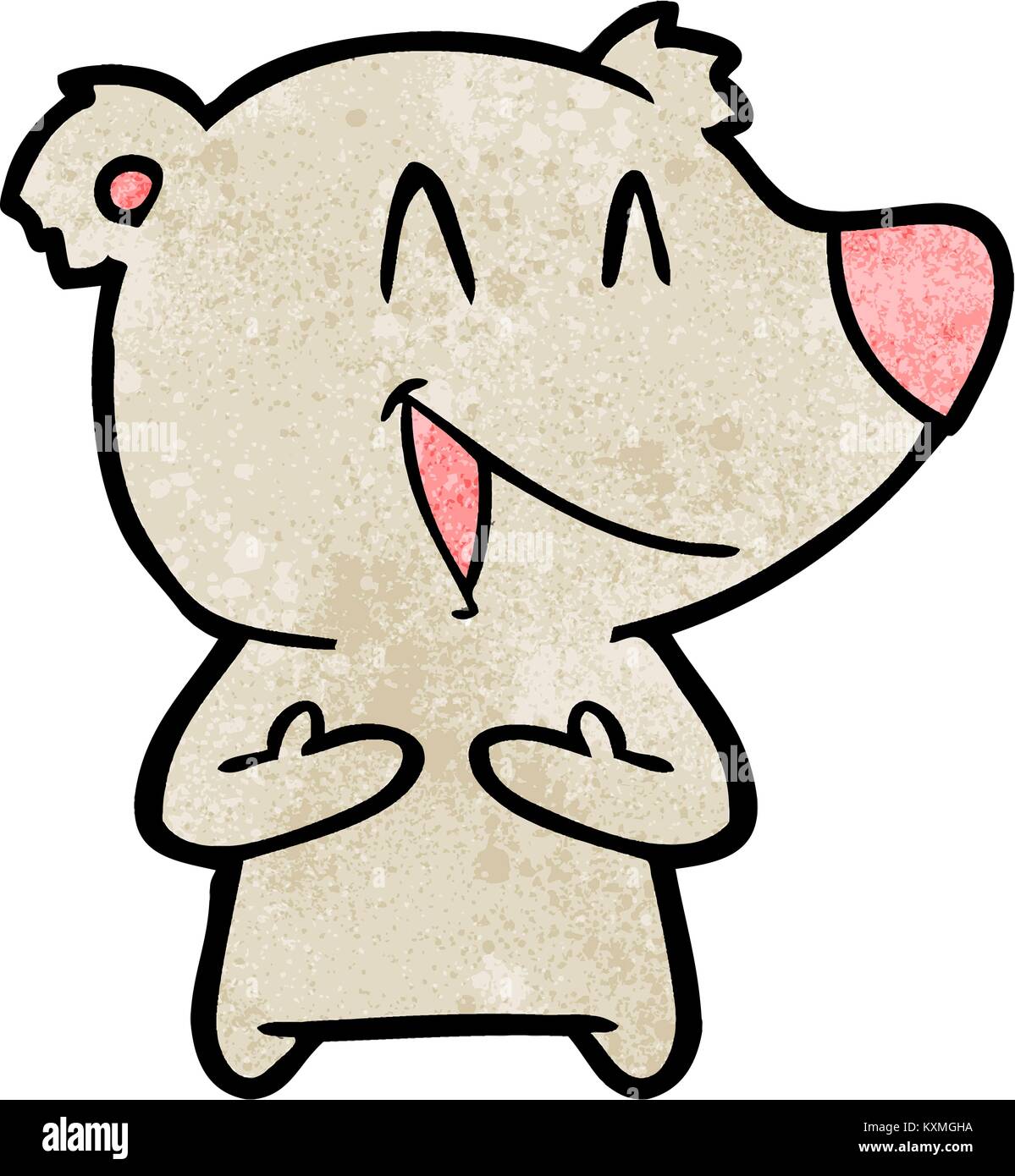 laughing bear cartoon Stock Vector Image & Art - Alamy