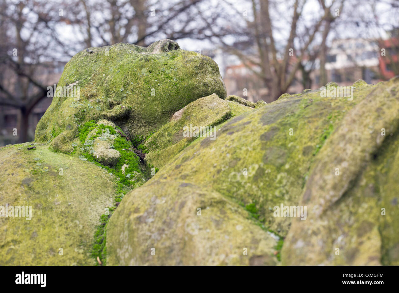 December 2017. London, England, Close up of the grave of John BUNYAN at ...