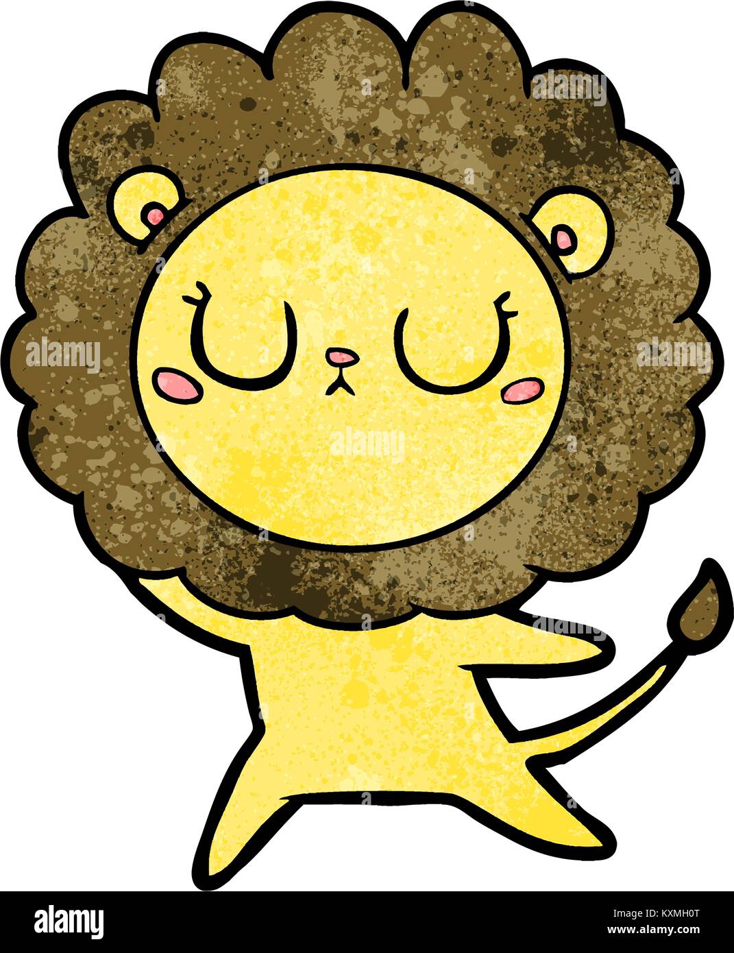 cartoon lion dancing Stock Vector Image & Art - Alamy