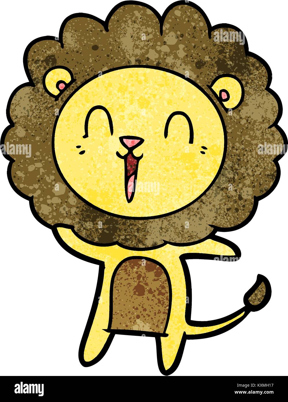 laughing lion cartoon Stock Vector Image & Art - Alamy