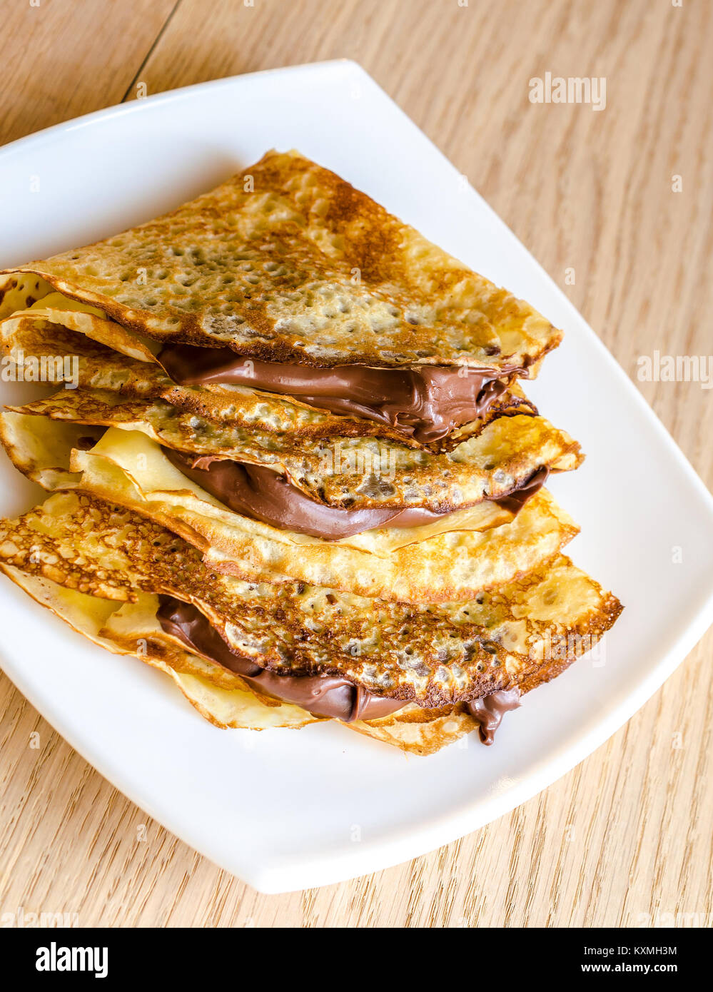 Pile of crepes Stock Photo - Alamy