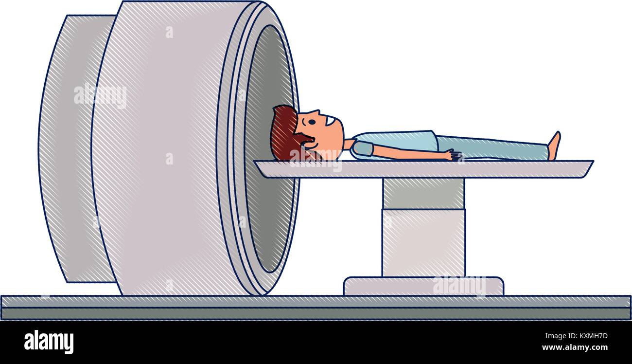 Ray tomography scanner machine Stock Vector Images - Alamy