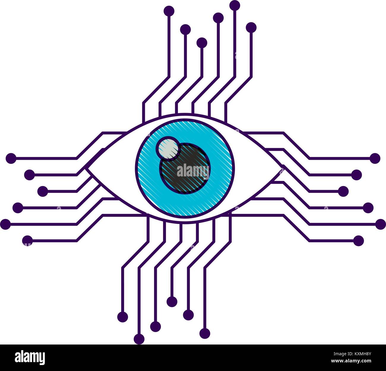 Optic circuit Stock Vector Images - Alamy