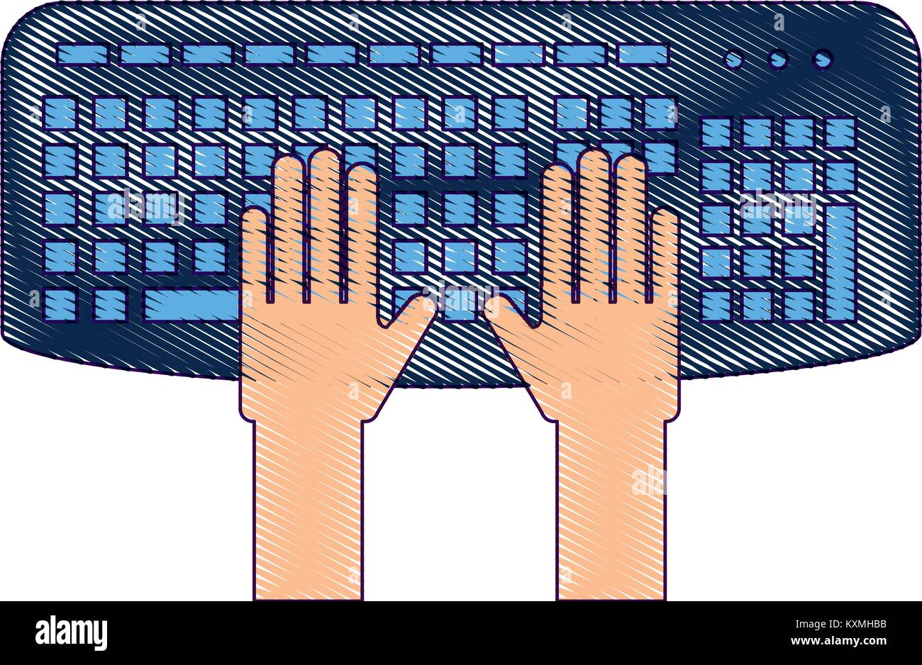 user with keyboard icon Stock Vector Image & Art - Alamy