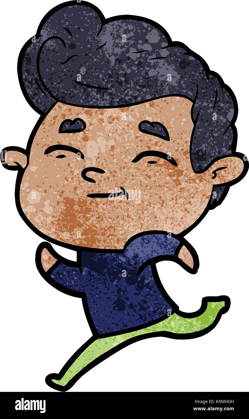 running cartoon man Stock Vector Image & Art - Alamy