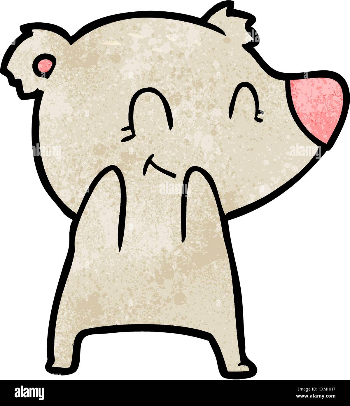 friendly bear cartoon Stock Vector Image & Art - Alamy