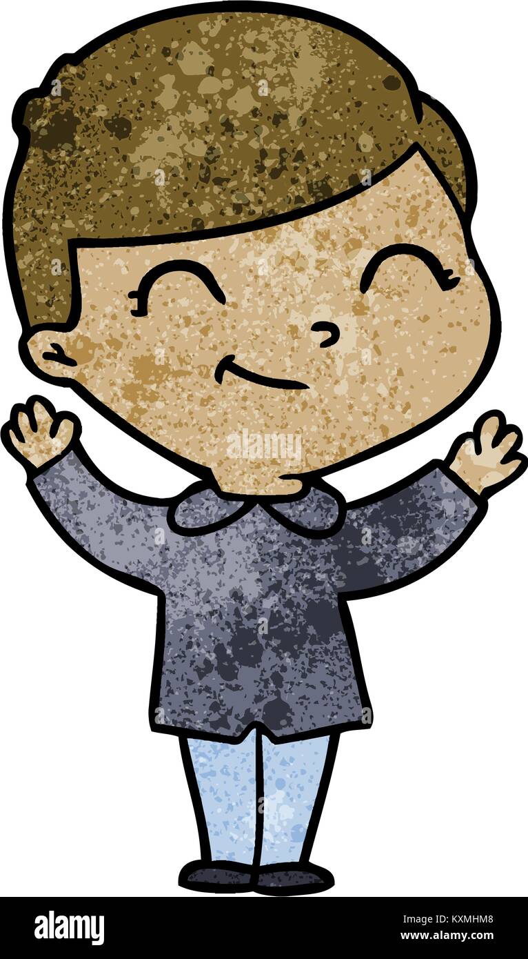 cartoon boy smiling Stock Vector Image & Art - Alamy