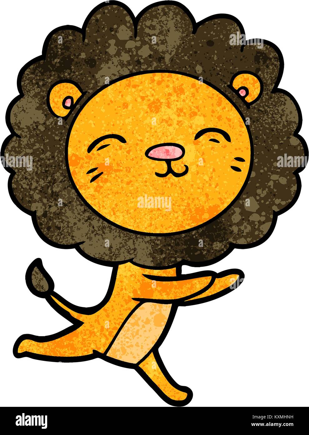 cartoon running lion Stock Vector Image & Art - Alamy