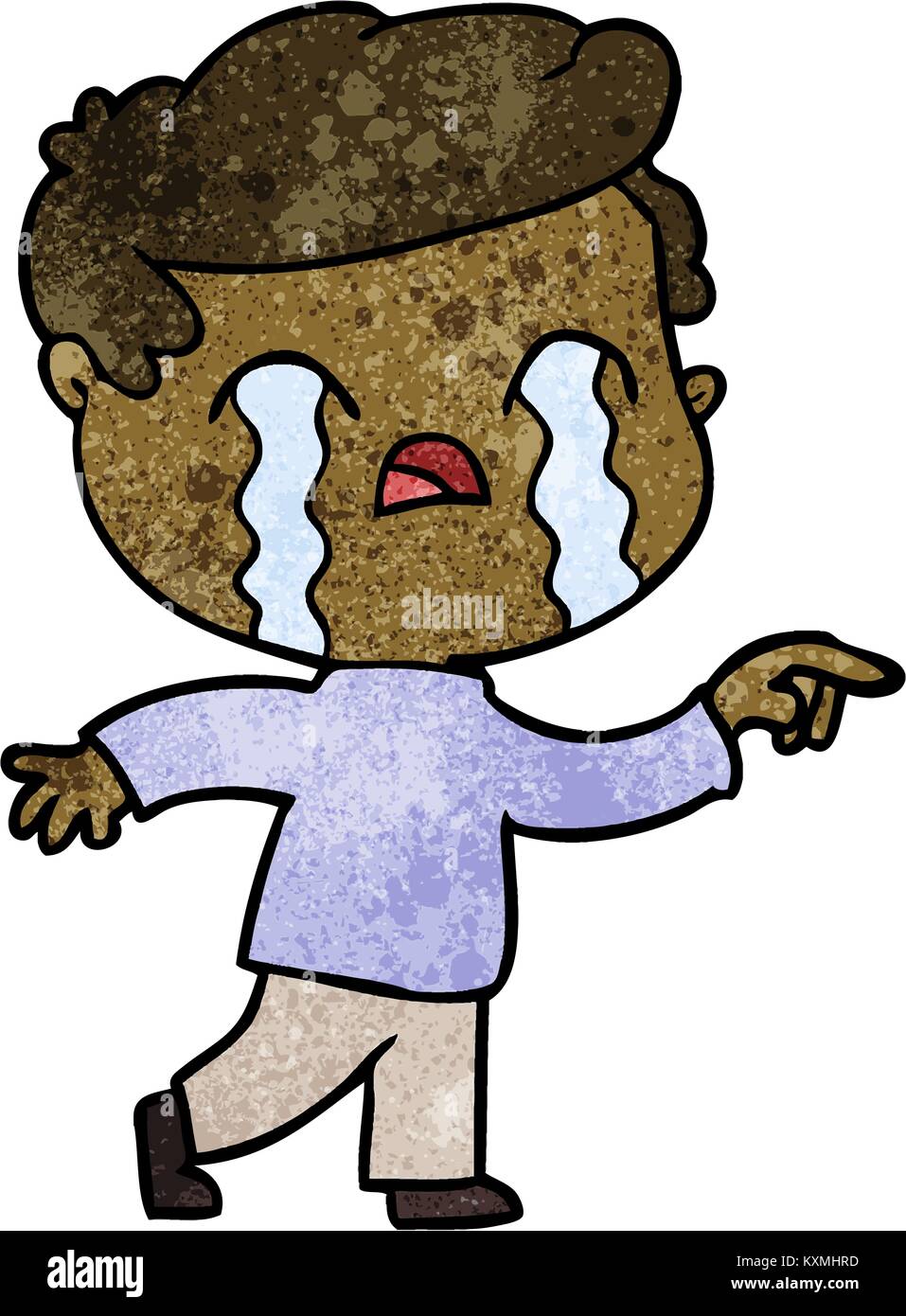 cartoon man crying Stock Vector Image & Art - Alamy