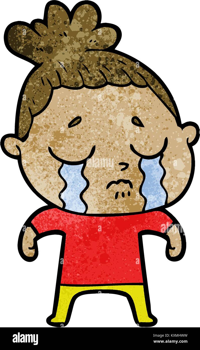 cartoon crying woman Stock Vector Image & Art - Alamy