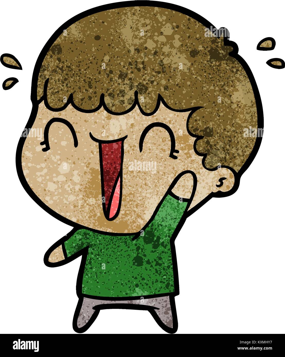 laughing cartoon man Stock Vector Image & Art - Alamy