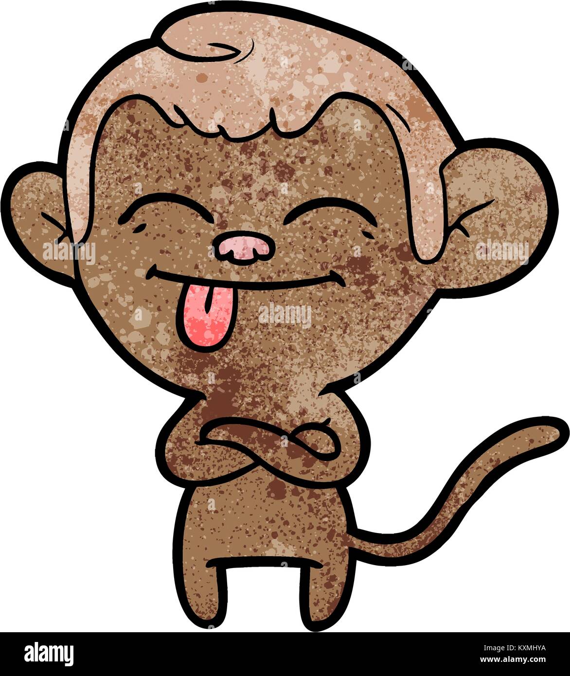 funny cartoon monkey Stock Vector Image & Art - Alamy