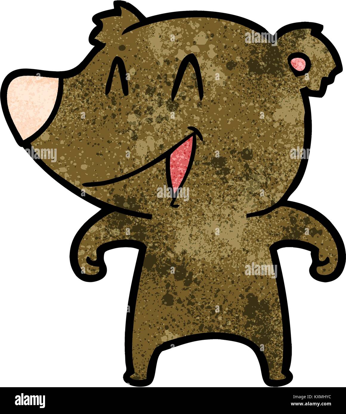 laughing bear cartoon Stock Vector Image & Art - Alamy
