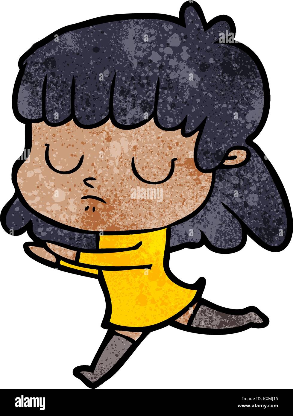 cartoon indifferent woman Stock Vector Image & Art - Alamy