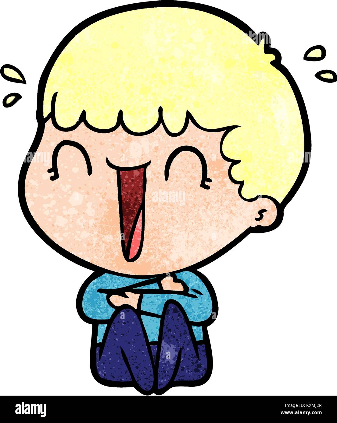 laughing cartoon man Stock Vector Image & Art - Alamy