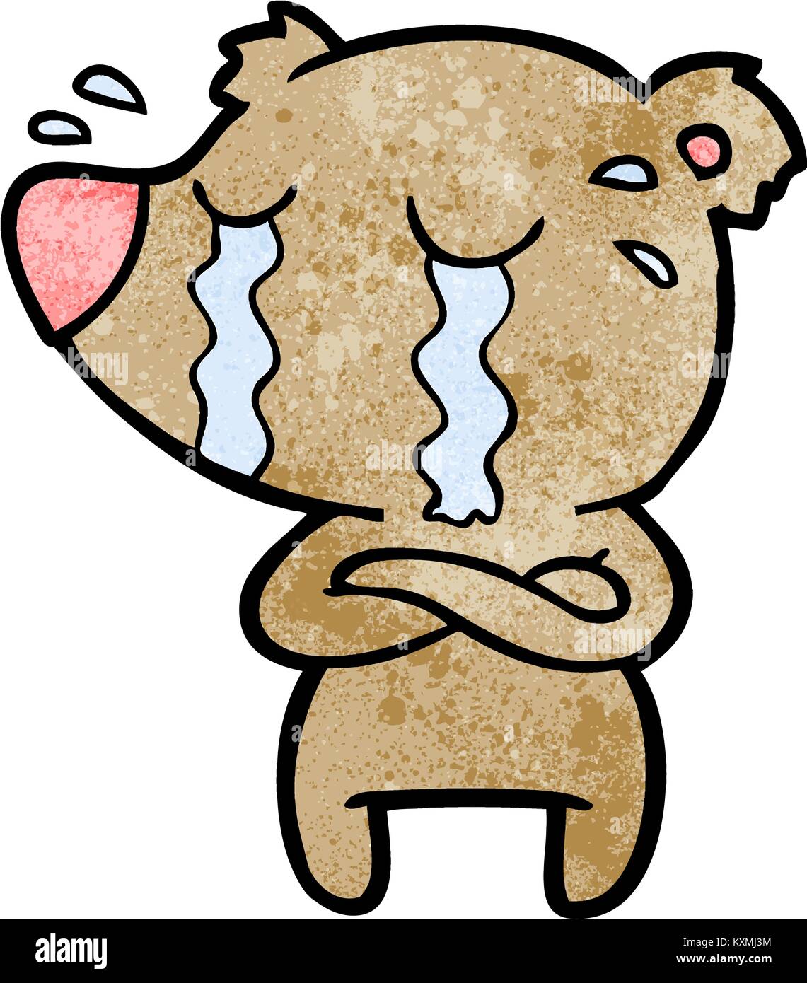 cartoon crying bear Stock Vector Image & Art - Alamy