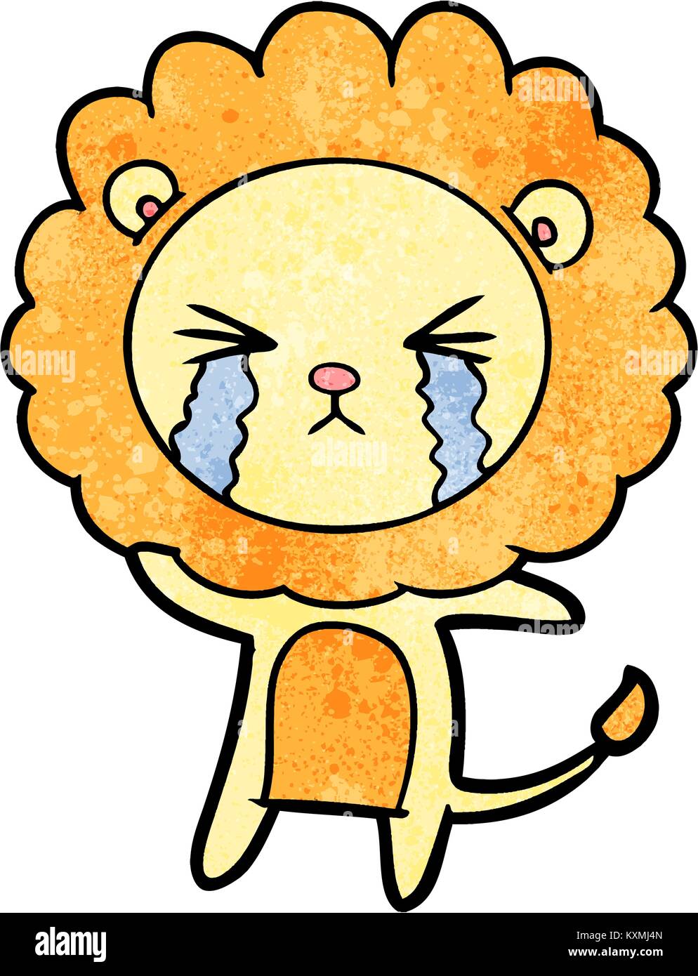 cartoon crying lion Stock Vector Image & Art - Alamy