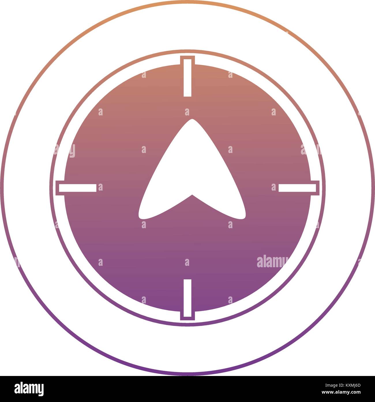compass icon image Stock Vector Image & Art - Alamy