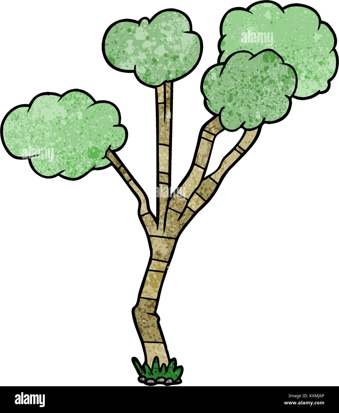 cartoon sparse tree Stock Vector Image & Art - Alamy