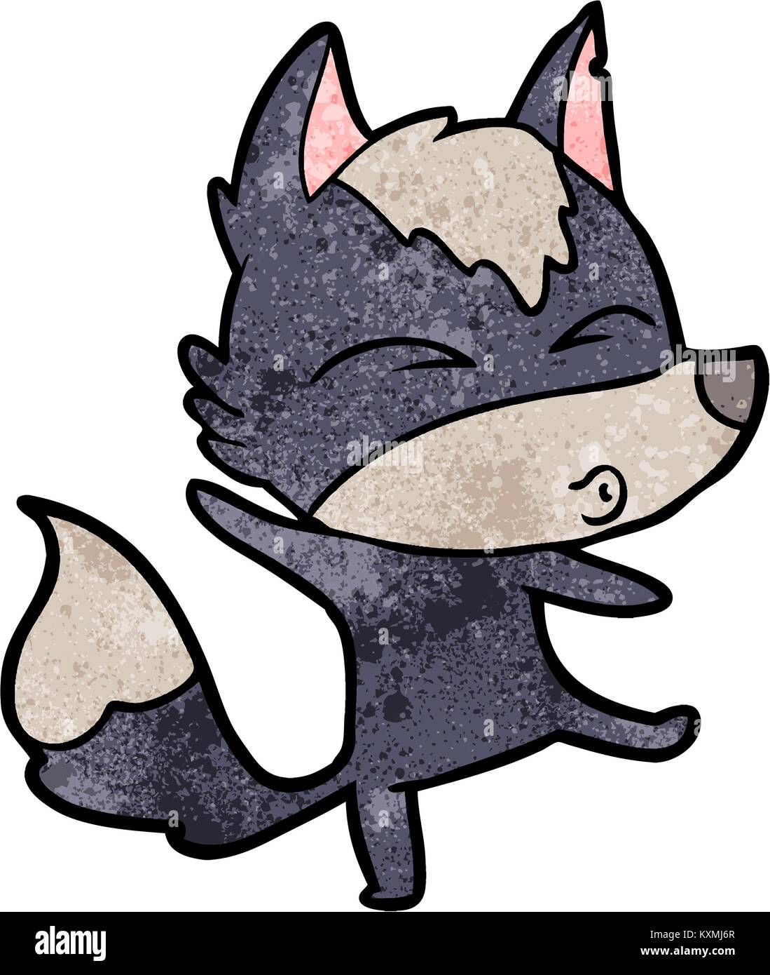 cartoon wolf pouting Stock Vector Image & Art - Alamy