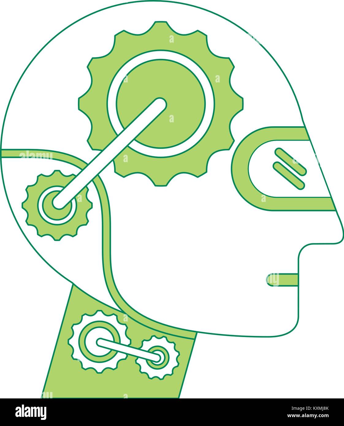 humanoid robot profile icon Stock Vector Image & Art - Alamy