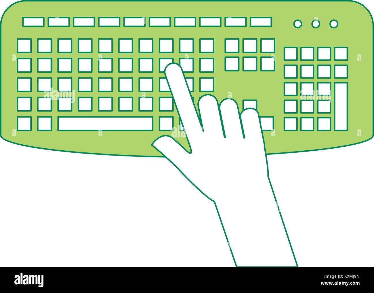user with keyboard icon Stock Vector Image & Art - Alamy