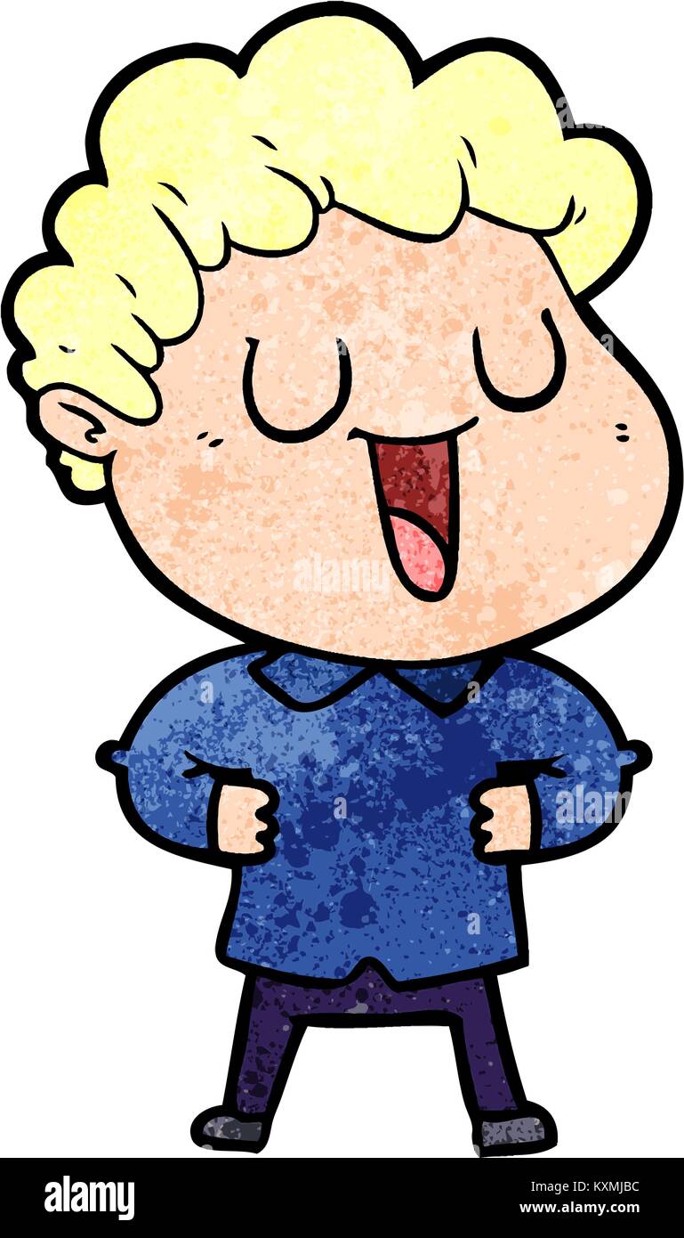 laughing cartoon man Stock Vector Image & Art - Alamy