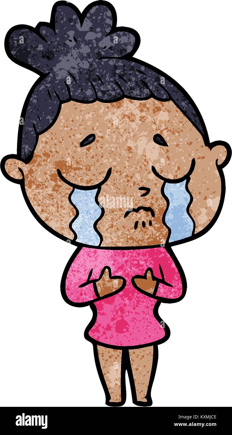 cartoon crying woman Stock Vector Image & Art - Alamy