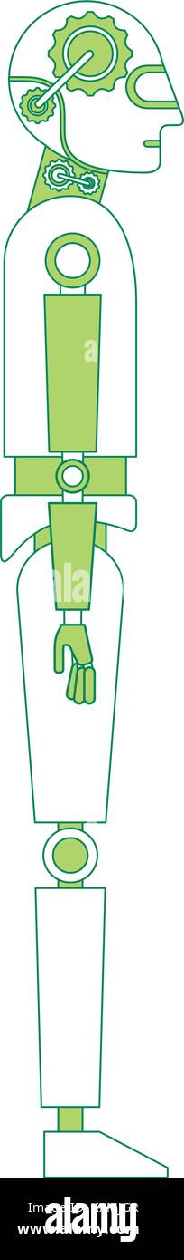humanoid robot profile icon Stock Vector Image & Art - Alamy