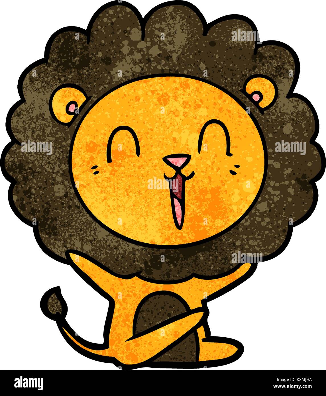 laughing lion cartoon Stock Vector Image & Art - Alamy
